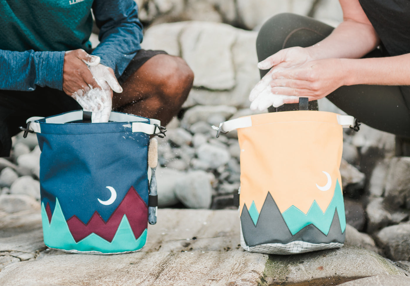 Custom Chalk Bags and Buckets - Oterra Designs